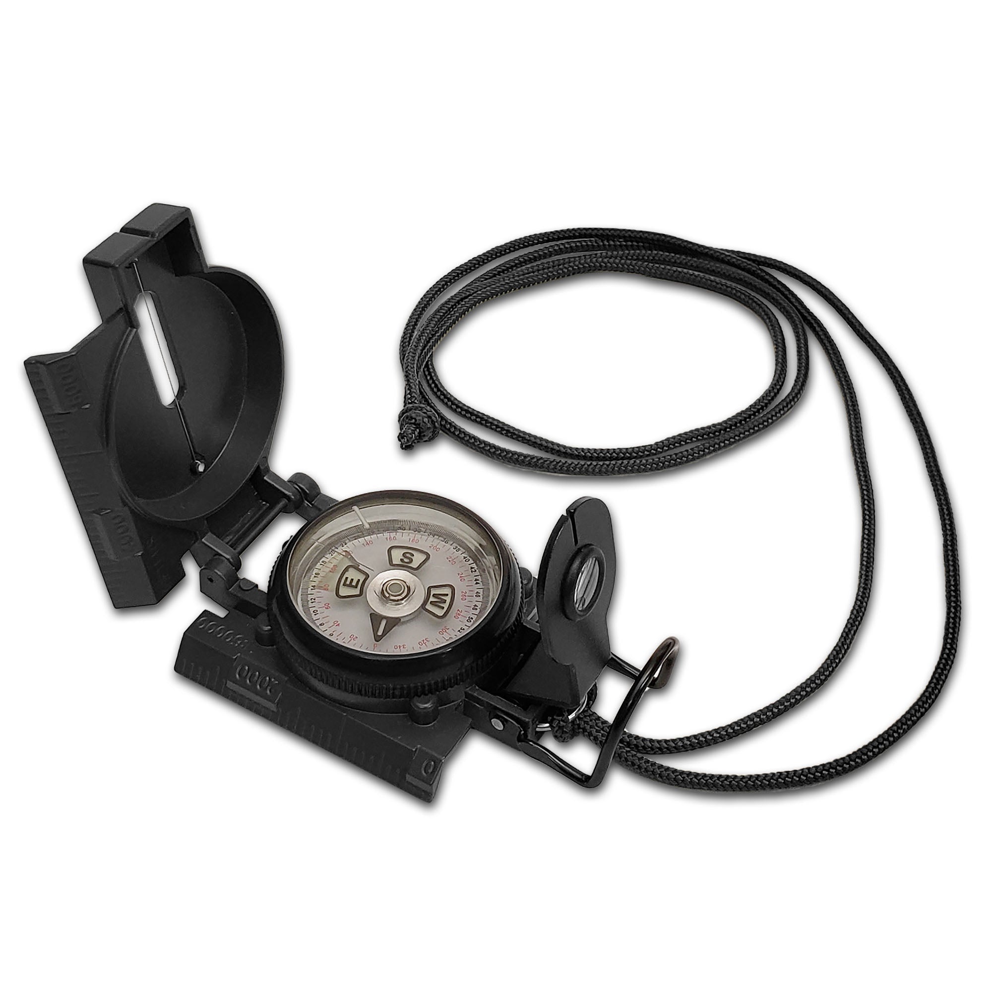 Scout™ Lensatic Compass - Traditional Phosphorescent Military Style ...