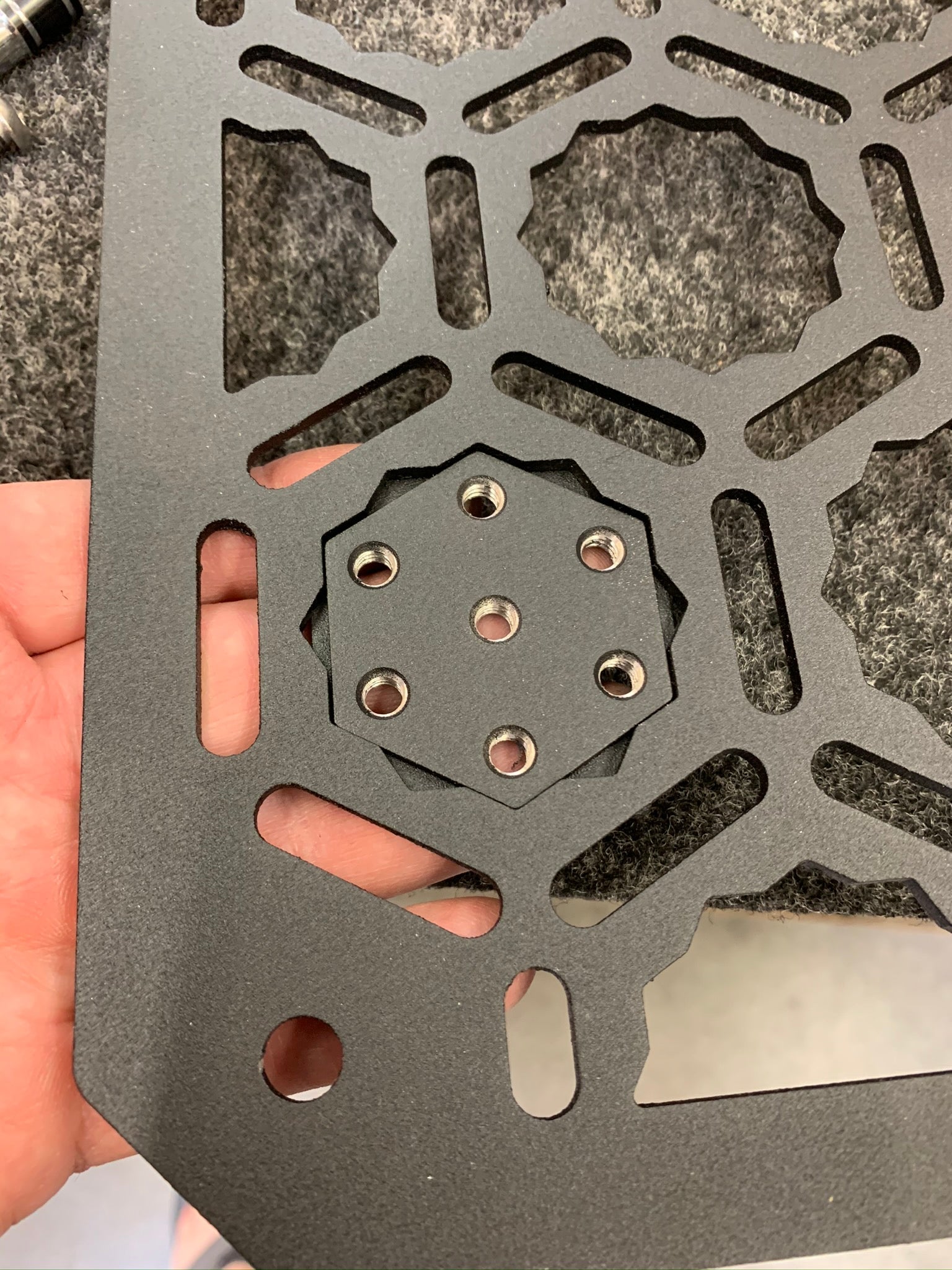 Adapt-a-panel 7 bolt Threaded 6061-T6 Aluminum Grid Insert mount kit ...