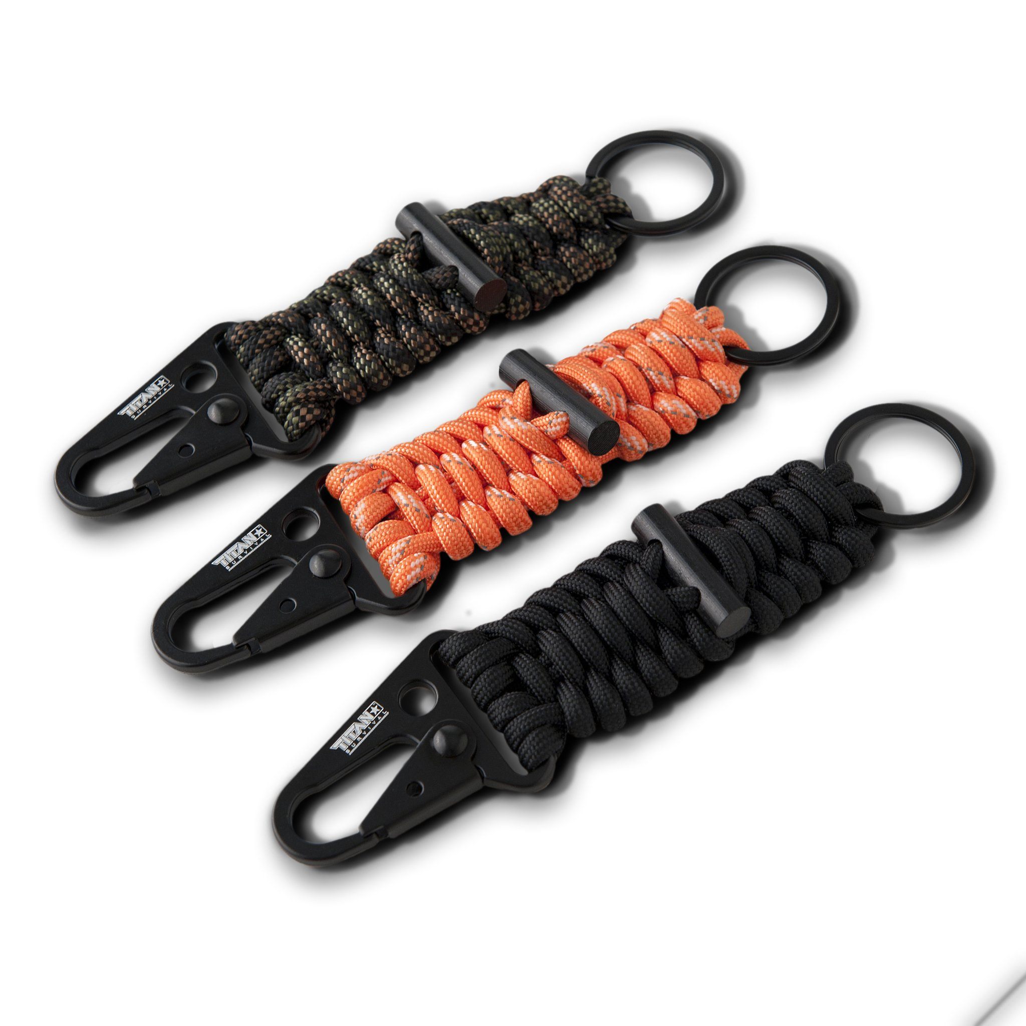 SurvivorCord Paracord Keychains | 3-PACK – Artemis Outdoor